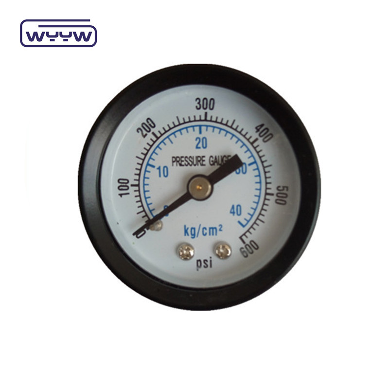 60MM 0-10 kgcm2 & 150 psi Black steel case White dial manometer for ...