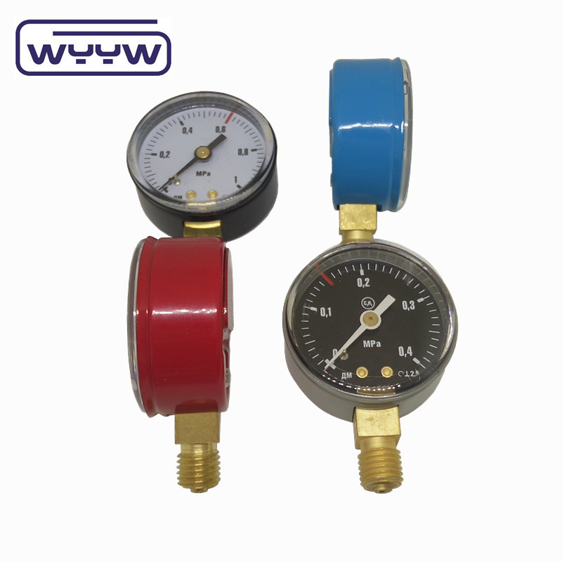 Natural Gas Pressure Gauge Manometer 50mm Color Pressure Gauge