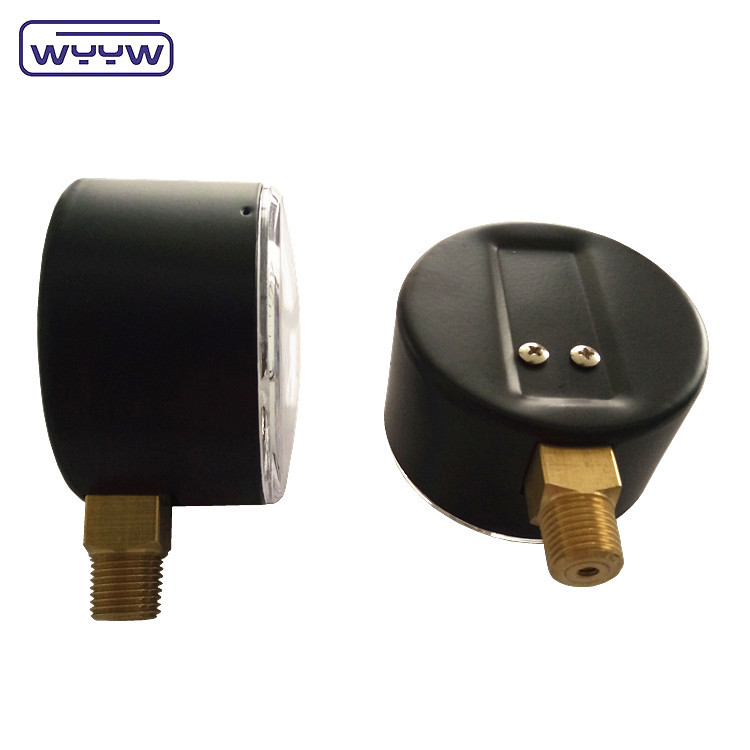 150mbar Low Bellows Type Pressure Gauge Manometer 63mm Bottom Mount