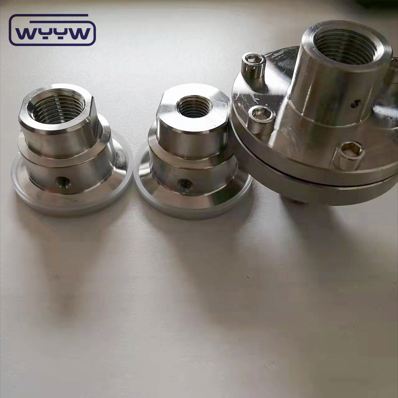 2" 1.5" 1/2" NPT Diaphragm Pressure Gauge Stainless Steel SS316 Tri ...